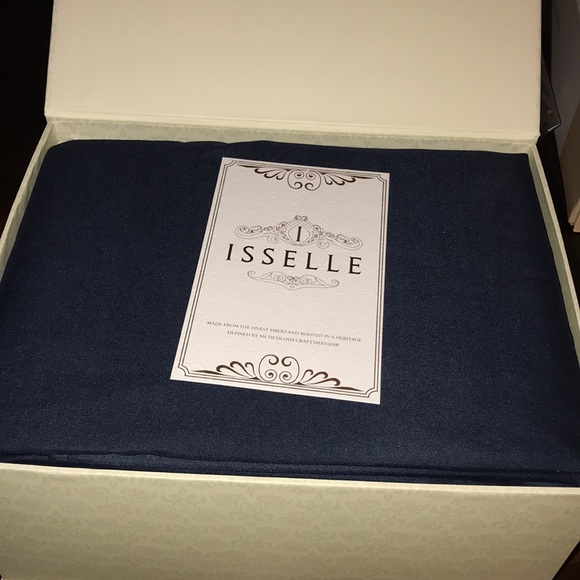 Isselle | Bedding | Isselle Auden Sheet Duvet Set King Midnight Blue ...